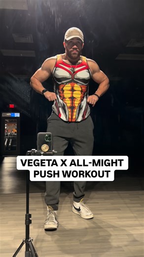 🔥PUSH WORKOUT🔥 “Push through the pain, giving up hurts more.” ~ Vegeta 1️⃣ Db Bench Slow 4x8-10 2️⃣ Incline Press Machine 3x10-12 3️⃣ SS1: Machine Fly 3x12-15 3️⃣ SS1: DB Lateral Raise 3x12-15 4️⃣ Skullcrusher 4x8-10 5️⃣ Tricep Cable Cross Body Extension 3x12-15 ⏰Rest 60-120 sec or till breathing returns to normal and you are able to perform 5 reps ✅SAVE this post for your next workout! #workout #musclegain #pushworkout #chestday #animephysique #bodyrecomp #mensfitness | Diosel Livengood