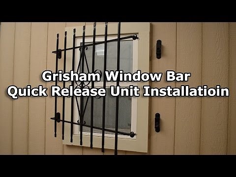How to Install a Grisham Window Bar Quick Release Unit