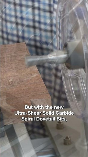 Solid Carbide Spiral Dovetail Bits by Ultra-Shear