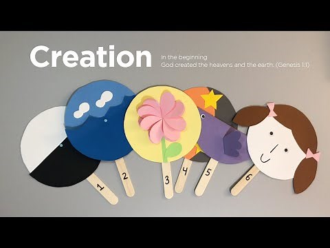 Creation Crafts for Sunday school | Day1- 3