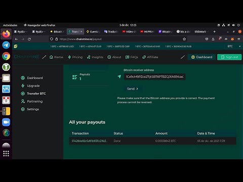 Como Retirar de ChainMine a Binance. Pagos Diarios. Minería en la nube para ganar bitcoin