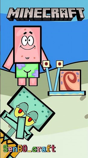 Minecraft SpongeBob SquarePants #Minecraft #Minecraftanimation #animation