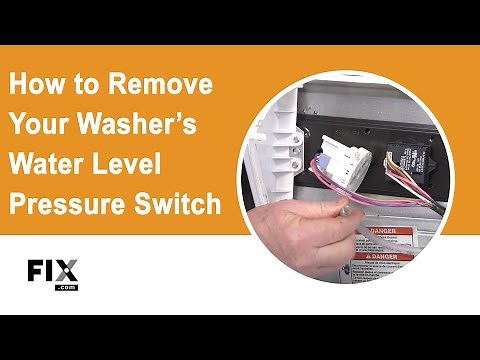 WASHER REPAIR: How to Remove the Water Level Pressure Switch | FIX.com