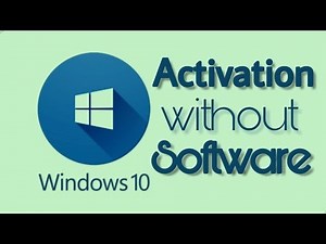 Windows 10 Activation Without Software | Tutorial 2020
