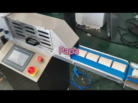Testing video for Papa best selling P307 coconut energy bar production line