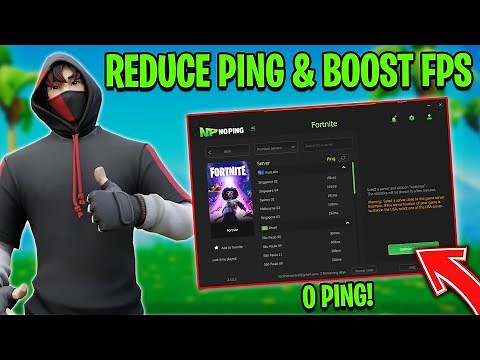 How To Lower Ping & Boost FPS Fortnite Season 7 (NoPing) | Network Optimization Guide!