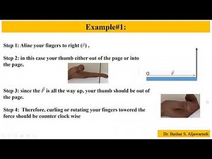 Direction of torque(Right Hand Rule)