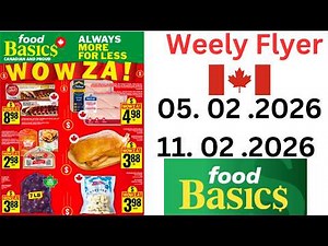 Food Basics Weekly Flyer | February 05 to February 11, 2026 | Canada Deals