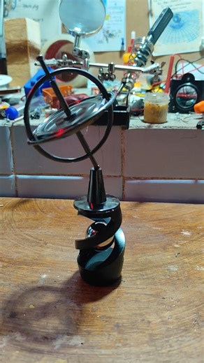 Interaction of two gyroscopes #physics #physicsfun #физика | jurij0001