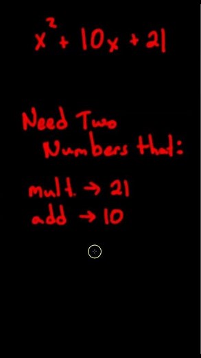 Solve Simple Trinomials FAST!