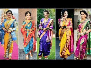 Top 100+Maharashtrian Bridal Look Ideas /Marathi Bride Nauvari Sarees