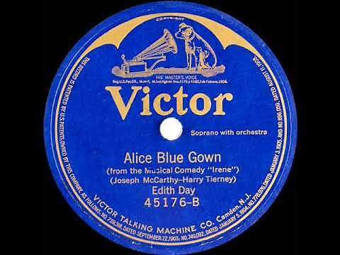 1920 Edith Day - Alice Blue Gown