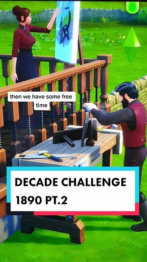 DECADE CHALLENGE PT.2 #sims #simstok #sims4decadechallenge #gaming #sims4series
