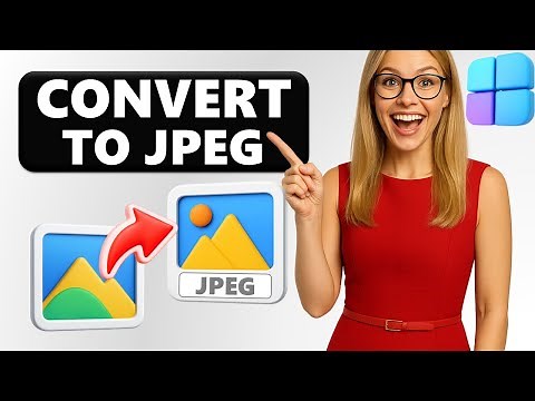 HOW TO CONVERT IMAGES TO JPG on Windows — No Software Needed!