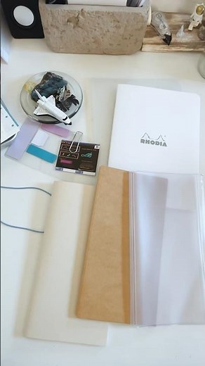 TRAVELER'S note & RHODIA A5 dotBook MUJI ポケットホルダー｜気軽に持ち出せるノートセット