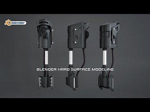 Blender Hard Surface Modeling | Mechanical Suspension | Blender Timelapse