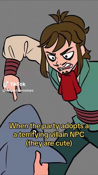 Party Adopts an (Evil) NPC - Funny Fantasy Animation