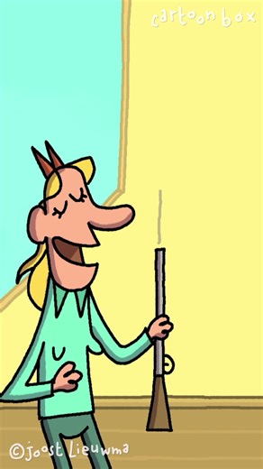 She Handles A Gun In The BEST Way 😂 #animation #cartoon #comedyindia #funny