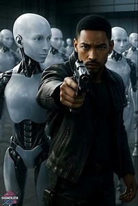 Anime realistic I, Robot vibes — humanity vs machines. #iRobot #animeart #ShonenJPN