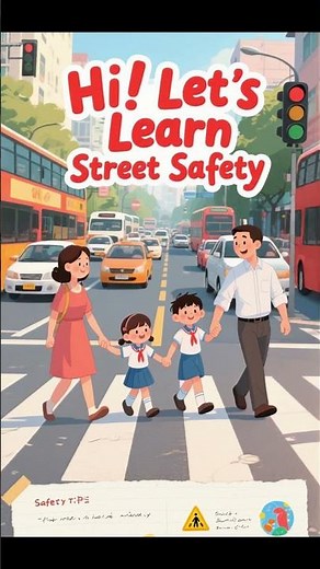 Street Safety Rules for Kids 🚦 | Learn How to Cross Safely!
