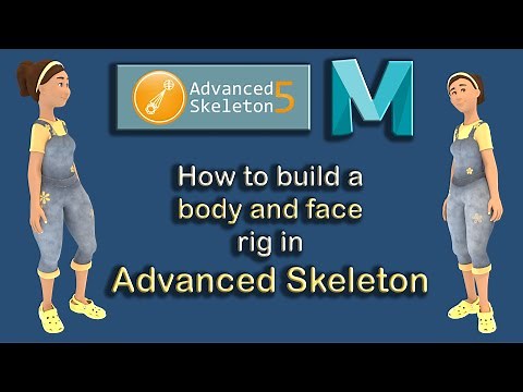 How to Build a Body and Face Rig in Advanced Skeleton