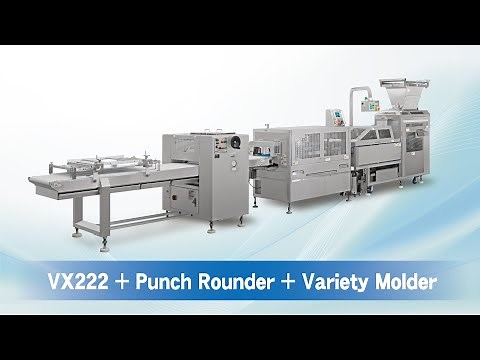 TWIN DIVIDER VX222 + Punch Rounder + Variety Molder