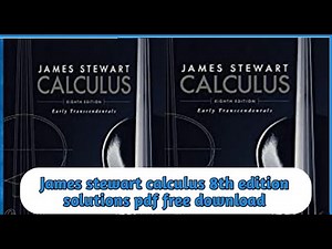 James stewart calculus 8th edition solutions pdf free download