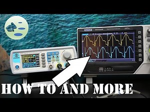 DDS signal generator/counter JDS6600-15M functional demonstration advanced