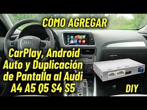 Cómo Añadir CarPlay y Android Auto Inalámbrico en Audi A4/A5/Q5/S4/S5 | Tutorial AutoABC ✅