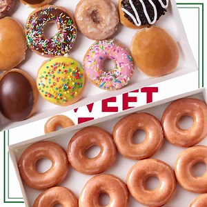 FREE Original Glazed dozen with any dozen purchase when you join Krispy Kreme rewards! | Krispy Kreme Doughnuts