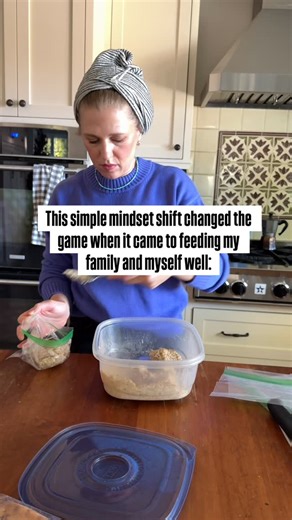 In this case more could be extra of what I’m making. Think: 🍝 Pasta 🥣 Oatmeal 🍲 Soup to freeze Or a small additional thing like: 🥕 Cutting extra veggies 🥚 Hard boiling eggs 🥞 Prepping an easy breakfast Use your time wisely and you can spend less time in the kitchen. I’ll show you how! #cookinghacks #feedingmyfamily #raisinghealthykids #familymealideas #parentingtip | Healthy Food for Busy Families