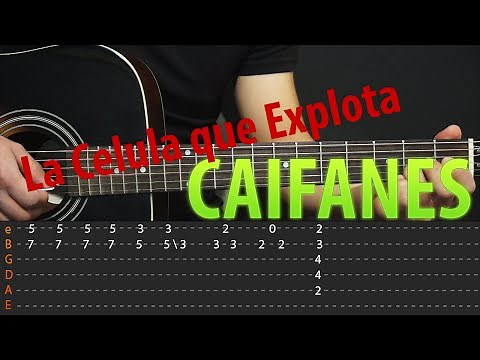Como tocar - La Celula Que Explota - CAIFANES En Guitarra Tutorial (HD)