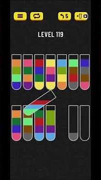 water sort puzzle level 119