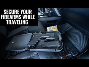 SECURE YOUR FIREARMS WHILE TRAVELING - SNAP SAFE LOCK BOX XL