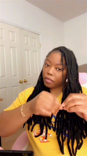 Curling my locs with pipe cleaners #hair #locstyles #HairTransformation | Telly_Ceo