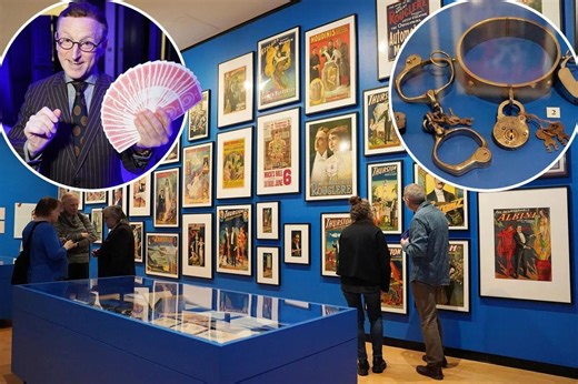 Exclusive | Peek at Houdini’s handcuffs in NYC exhibit on ‘Golden Age’ of magicians