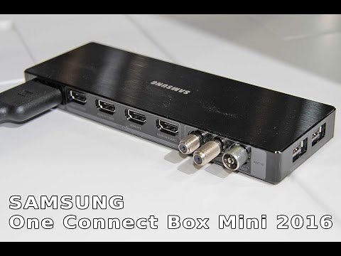Neue One Connect Box Mini 2016 für Samsungs 4K Fernseher
