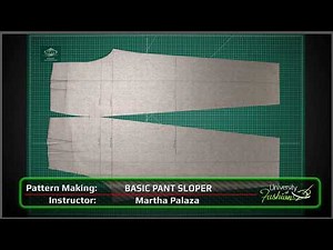 How To Make A Basic Pant Sloper - A Fashion Design Lesson Preview