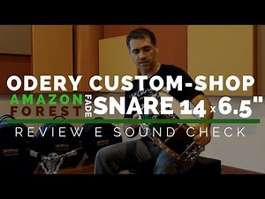 Odery Custom Shop Snare Amazon Forest Fade 14 x 6,5'' PT-BR
