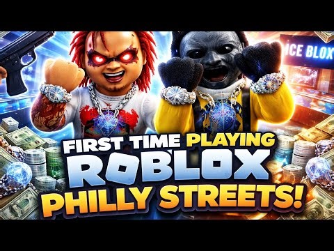 First time playing Roblox philly streets w/ @ABG-For-Ever 