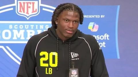 Arvell Reese at combine | Haystack News