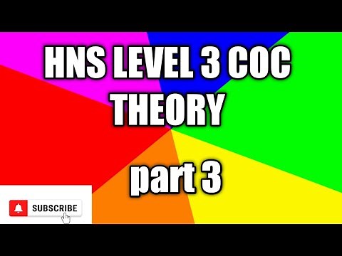 HNS level 3 coc theory part 3