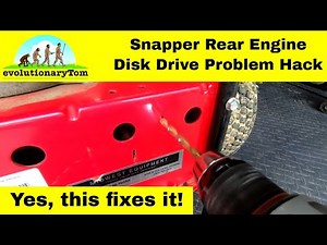 Snapper Rear Engine Drive System not performing like it used to?