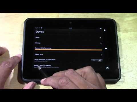 Kindle Fire HD: How to Reset Back to Factory Settings​​​ | H2TechVideos​​​