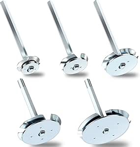 Dreyoo 5 Pcs PVC Fitting Socket Saver Set with 1 Inch, 1-1/2 Inch, 2 Inch, 3 Inch, 4 Inch, PVC Pipe Reamer Cutter for Removing SCH 40 from Hub, Fits 1/2'' Variable Speed Power Drill