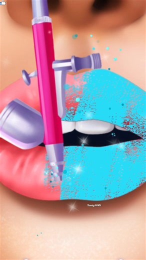 Lips Design salon beautiful lipstick animation satisfied ASMR #lipstick #asmrvideo #reelsfypシ #animation #reelsfacebook Tunnig ASMR | Tunnig ASMR