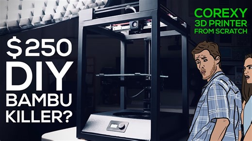 自制高速3D打印机（从零开始的CoreXY） | DIY High Speed 3D Printer (CoreXY From Scratch)