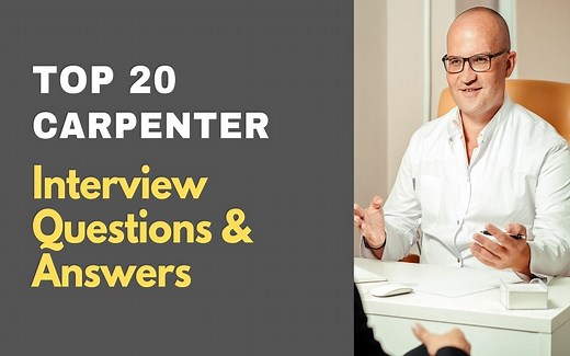 Top 20 Carpenter Interview Questions and Answers in 2025 | ProjectPractical.com