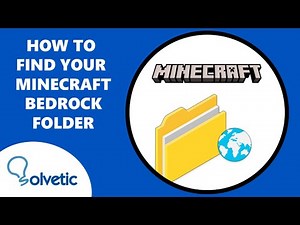 How to Find your Minecraft Bedrock Folder