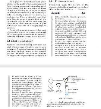 Activity 2.1.1 Chapter-2 Is Matter Around Us Pure? Complete Explanation | Class-9 Science NCERT